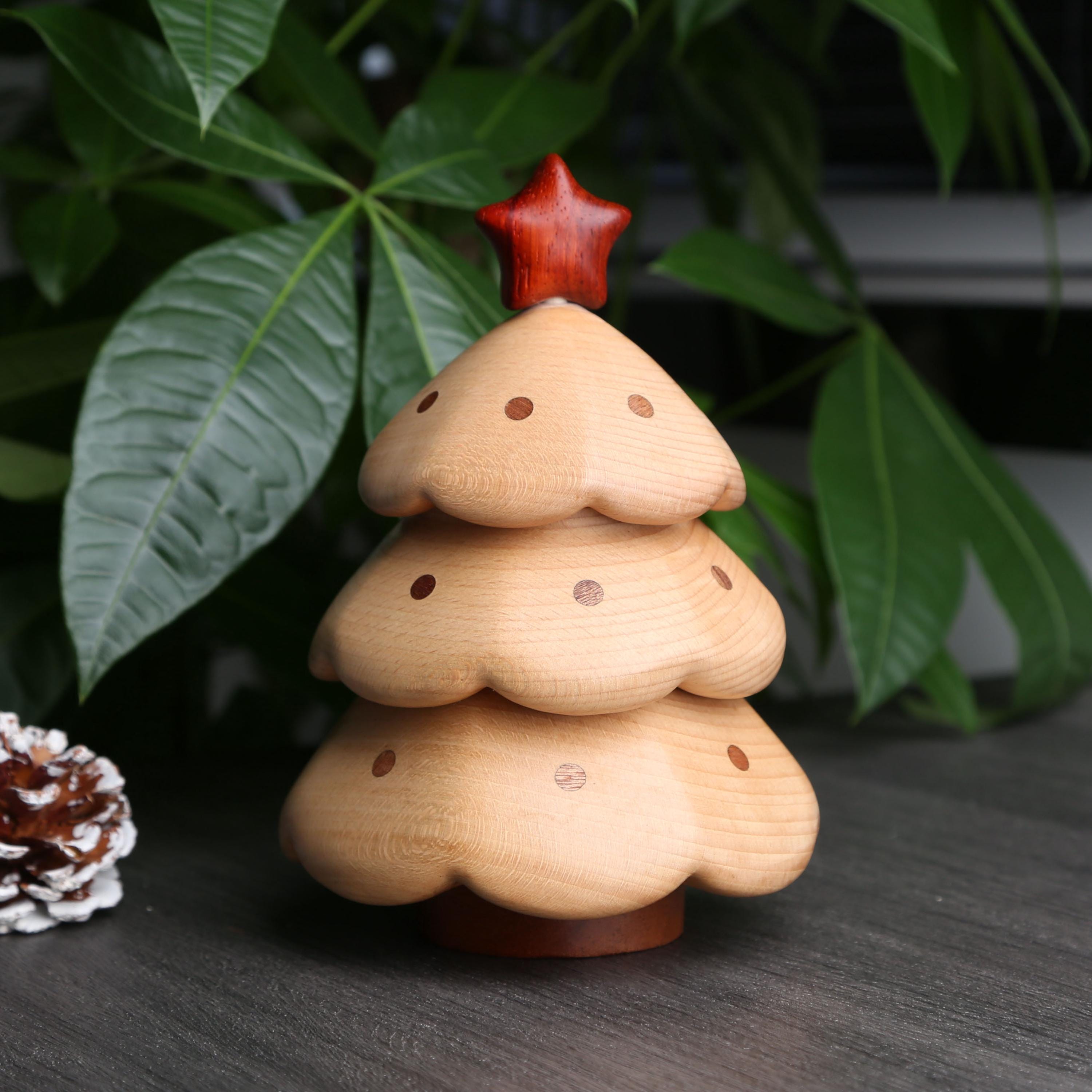 Wooden Christmas Tree Jewelry Box,Holiday Decor & Storage,Christmas Gi ...